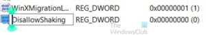 How to Enable or Disable Title Bar Shake in Windows 11/10