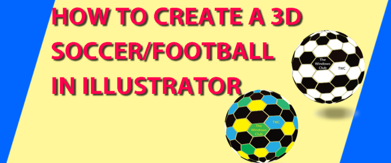 How to create a 3D Soccer or Football in Illustrator