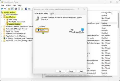 Enable Remote Desktop Without Password In Windows 11 10