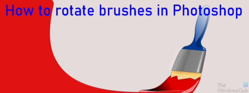 How to rotate Brushes in Photoshop