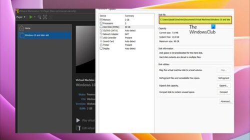 How to take a Snapshot in VMware Workstation Player