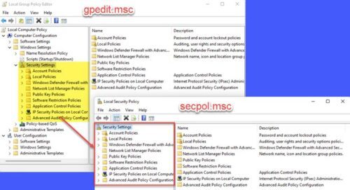 How to open Local Security Policy on Windows 11/10