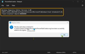 Prevent others from creating Tasks in Task Scheduler in Windows