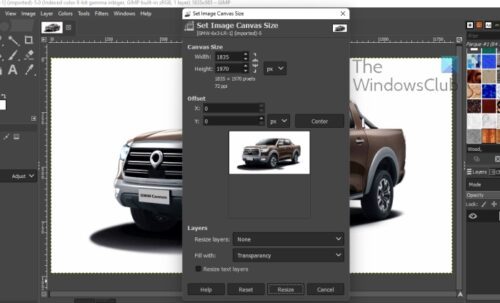 How to mirror images in GIMP using the Flip Tool