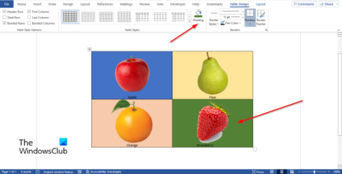 How to insert Images into Table in Microsoft Word