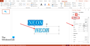 How to create a Neon Text in PowerPoint