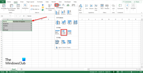 How to create Pictograph in Excel