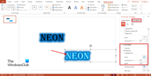 How to create a Neon Text in PowerPoint