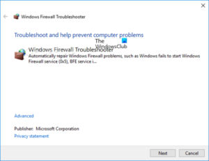 Security or Firewall might be blocking the connection