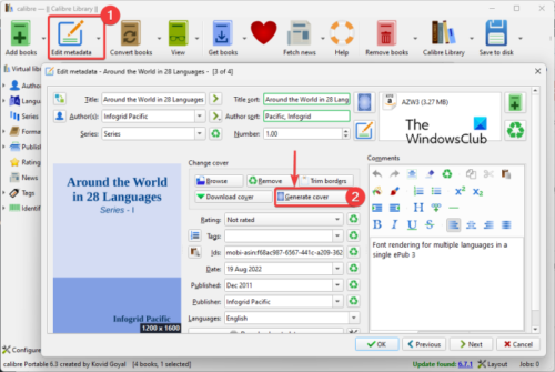 How to create an eBook cover on Windows PC?