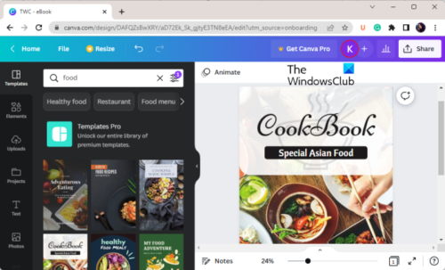 How to create an eBook cover on Windows PC?