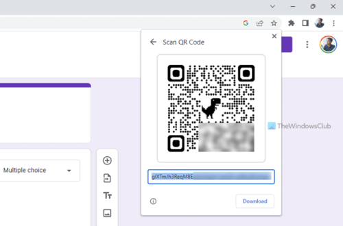 How to create QR code for Microsoft Forms and Google Forms