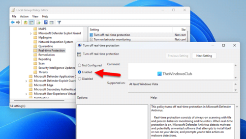 How To Disable Antimalware Service Executable In Windows 11 10