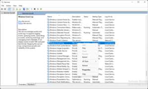 Event ID 1108, The event logging service encountered an error