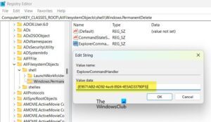 Add Permanently Delete to Context Menu in Windows 11/10