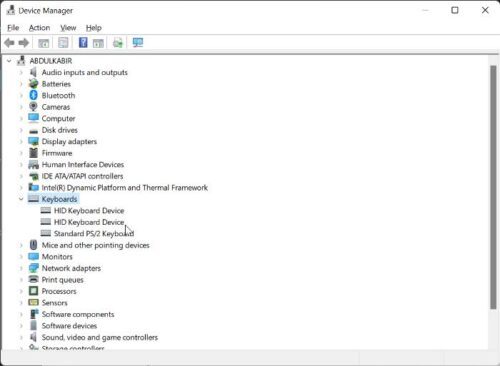 Some keyboard keys are not working with the Shift key