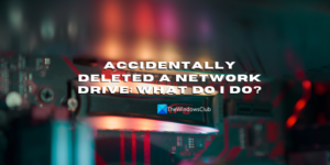 Accidentally deleted a Network Drive; What do I do?