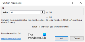 How to use the N function in Microsoft Excel