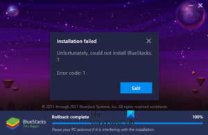 BlueStacks Failed to install on PC [Fixed]