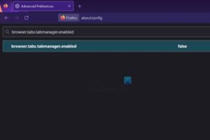 How to hide the List All tabs icon in Firefox