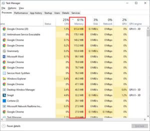 Why is my RAM usage so high when nothing is running?