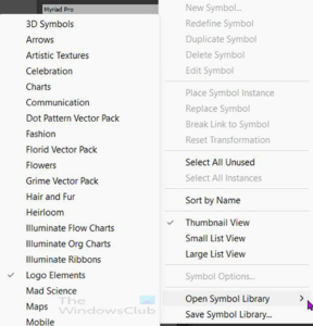 How to insert Symbols in Illustrator