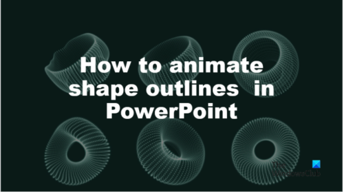 How to animate Shape outlines in PowerPoint