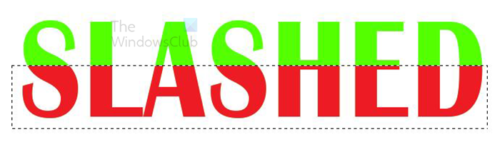 How to slice Text in Photoshop