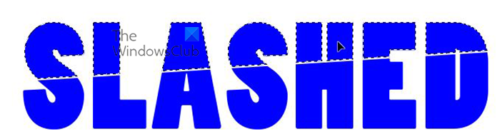 How to slice Text in Photoshop