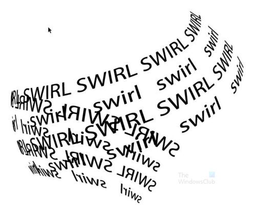 How to make Swirling Text in Illustrator