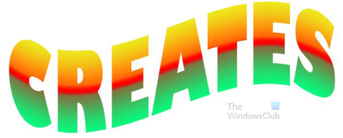 How to warp a Gradient with Text in Photoshop