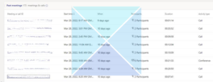 How to export user Teams call history for a specific date range