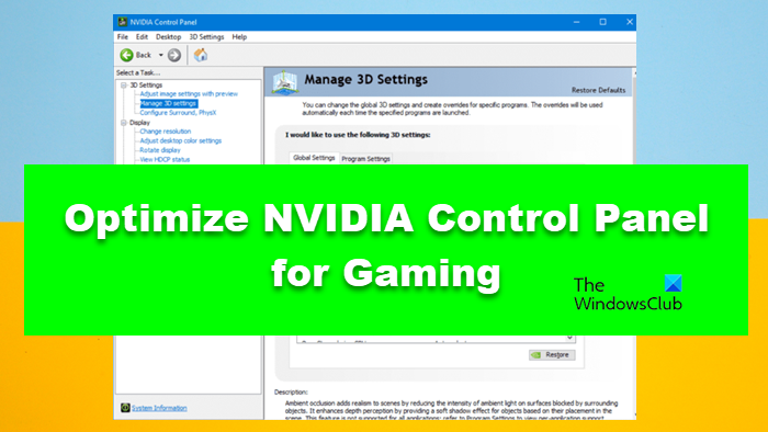 Optimize NVIDIA Control Panel: Best settings for gaming performance (2025)