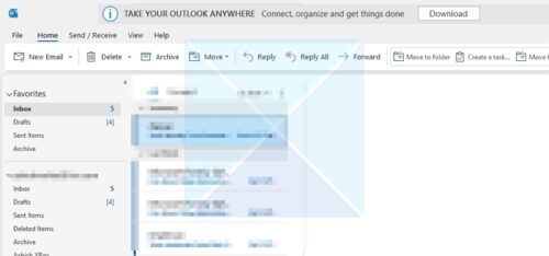 How to remove Take Outlook Anywhere notification in Outlook