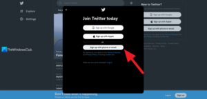 How to Sign up on Twitter