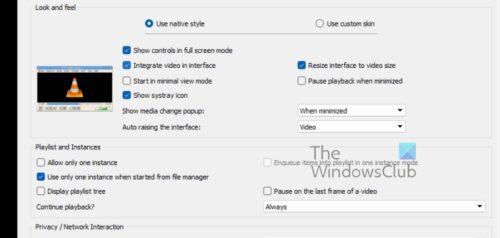 How to enable Dark Mode for VLC Media Player on PC