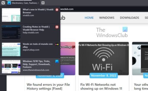 How to Pin, Group and Stack Tabs in Vivaldi browser