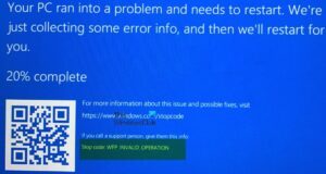 Fix WFP INVALID OPERATION Blue Screen on Windows 11/10