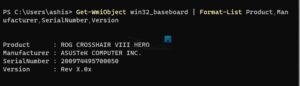 How to find out PC Motherboard Model and Serial Number