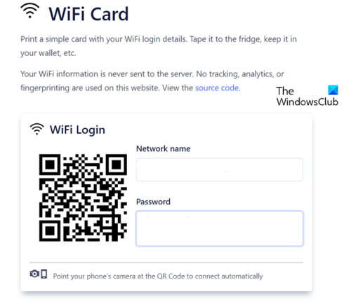 How to create a printable QR code for your Wi-Fi password
