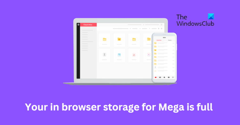 Your In-browser storage for Mega is full [Fixed]