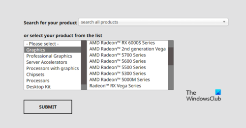 Error 173, No AMD graphics hardware has been detected