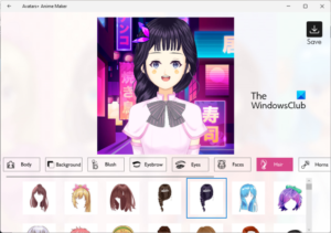 How to make a Cartoon Avatar on Windows 11/10?