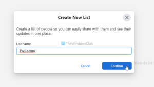 How to create custom Friend list on Facebook
