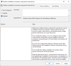 Error 0x00000040, Printer Operation could not be completed