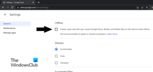 How to use Google Drive Offline