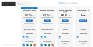 OneDrive Pricing Plans: Everything you need to know