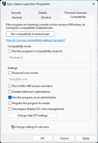 Epic Games Launcher: Please wait while we start your update