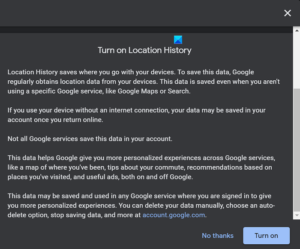 Manage Google Account History using Google Activity Controls