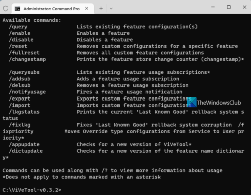 How to use ViVeTool on Windows 11